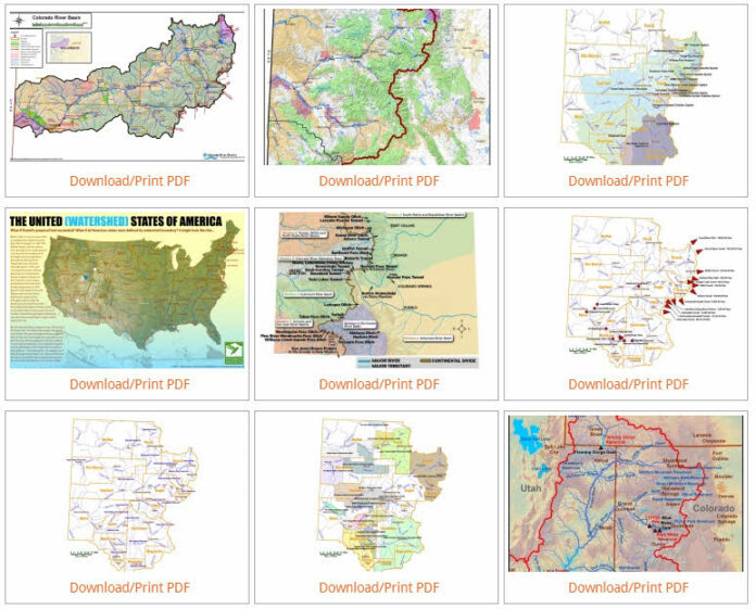 Data viz: surveying Colorado River Basin maps