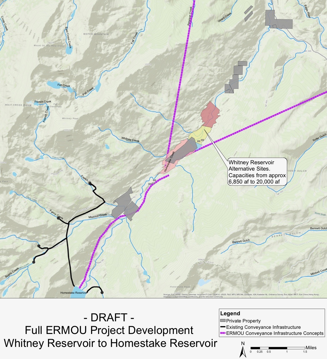 Aurora, Colo. Springs seek to drill on lower Homestake Creek dam sites