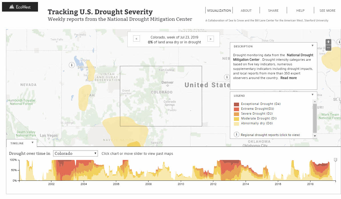 Data viz: explore our interactive dashboards for drought, precipitation ...