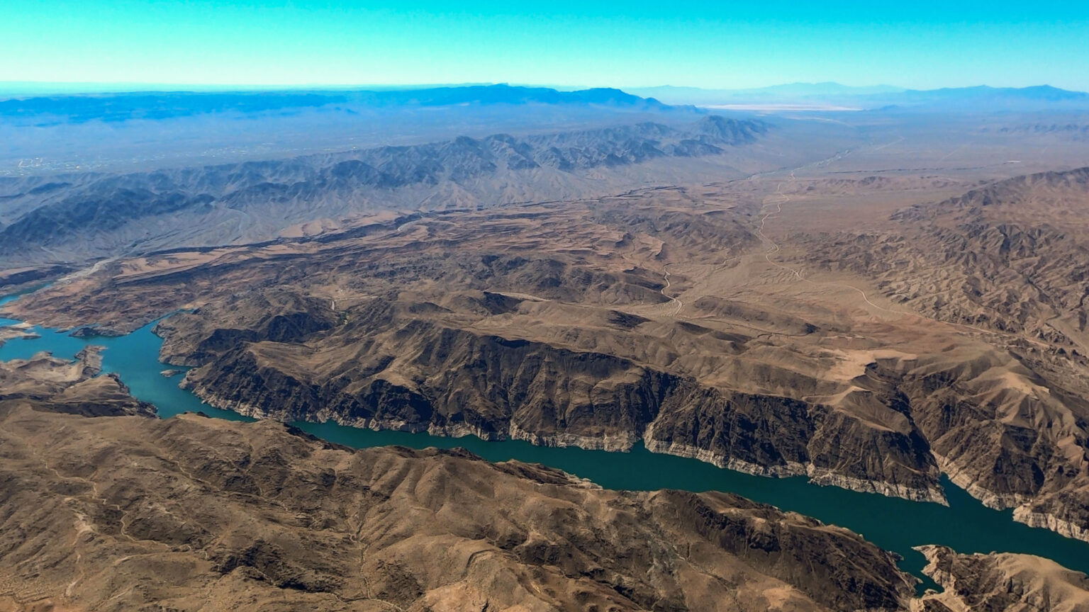 Aerials: Lake Mead and Hoover Dam - The Water Desk