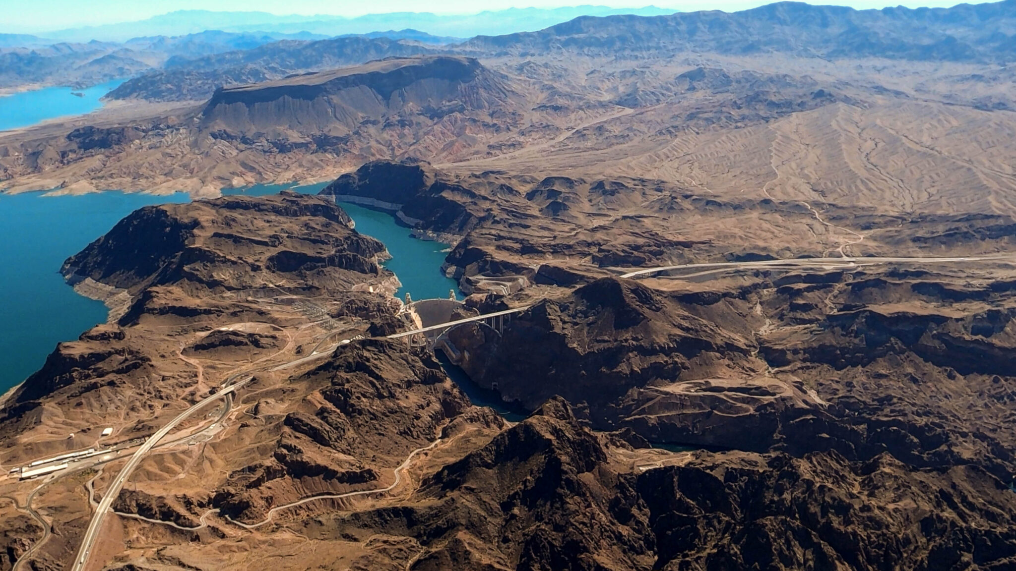 Aerials: Lake Mead and Hoover Dam - The Water Desk