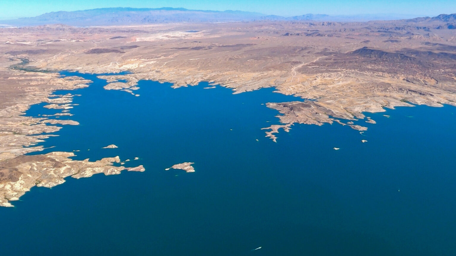 Aerials: Lake Mead and Hoover Dam - The Water Desk