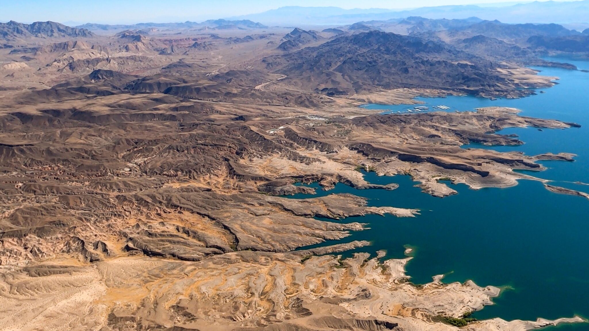 Aerials: Lake Mead and Hoover Dam - The Water Desk