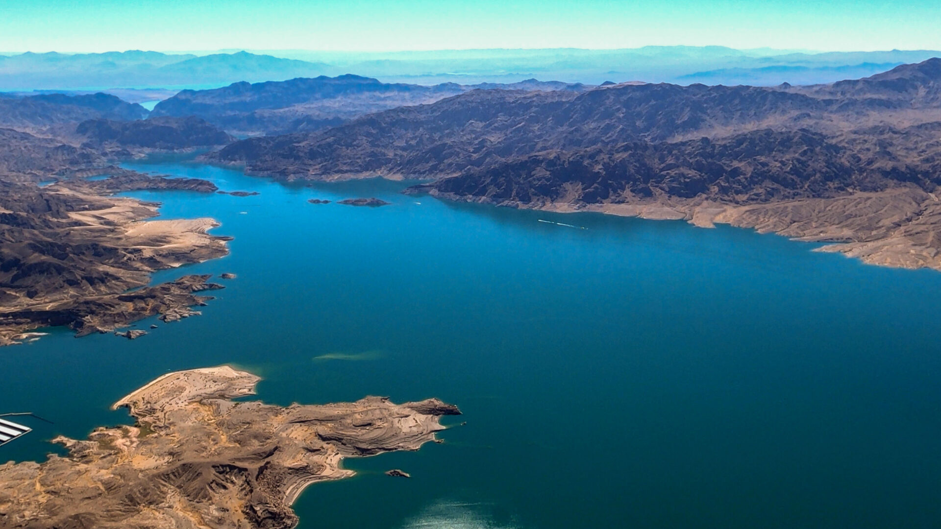 Aerials: Lake Mead and Hoover Dam - The Water Desk
