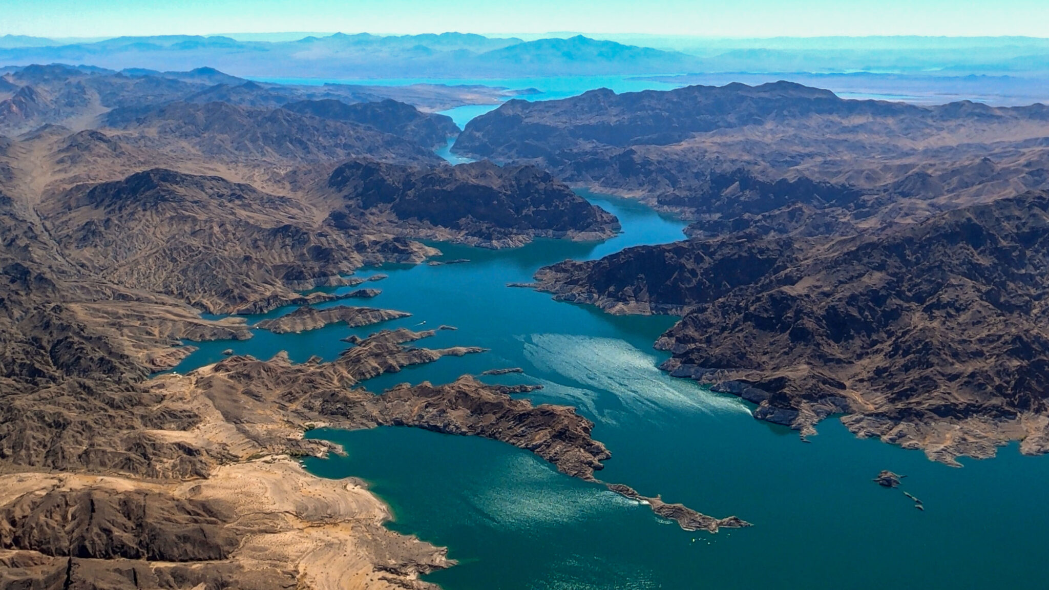 Aerials: Lake Mead and Hoover Dam - The Water Desk