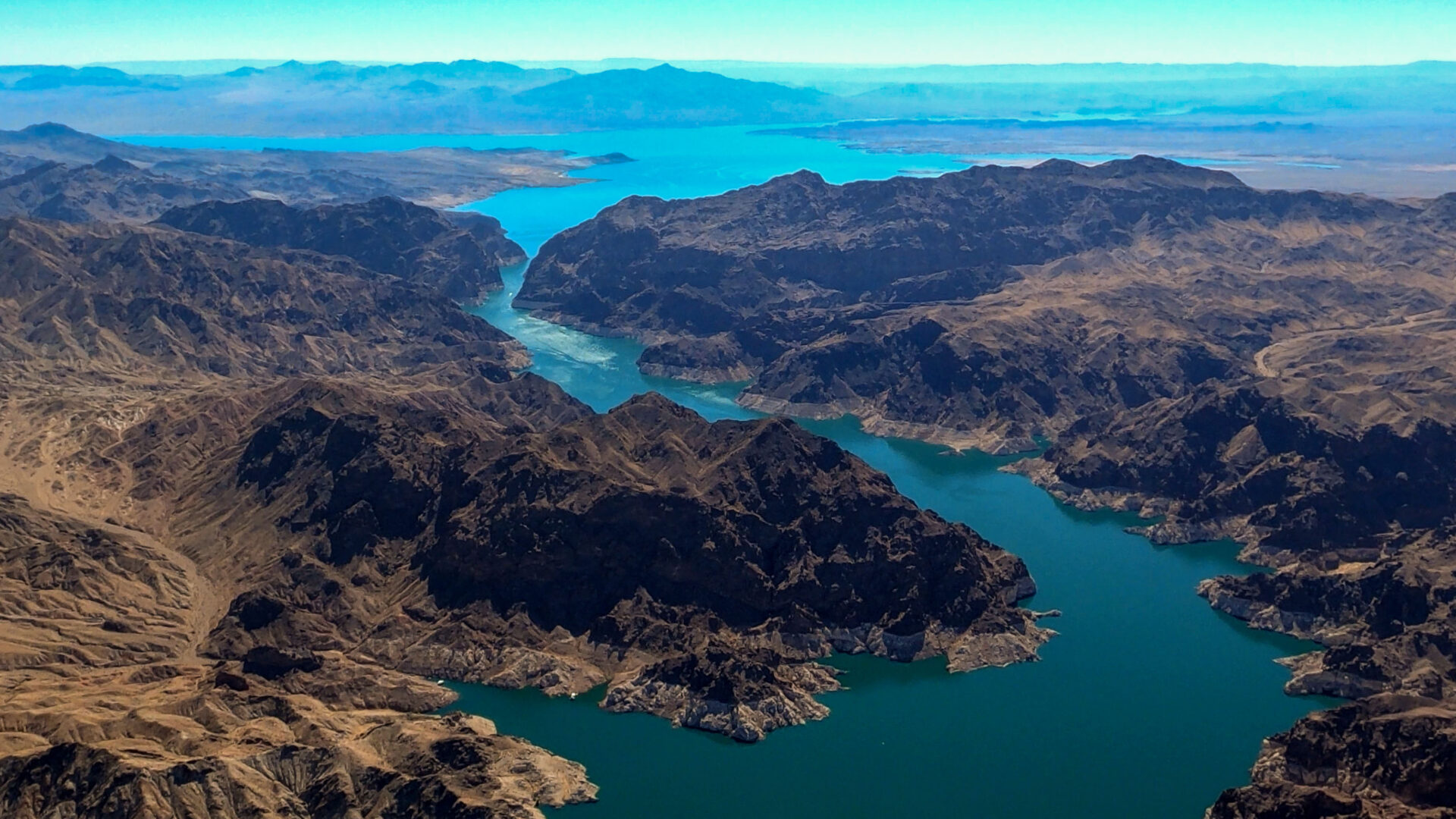 Aerials: Lake Mead and Hoover Dam - The Water Desk