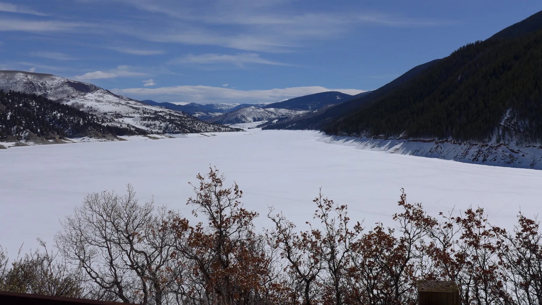 Ruedi Reservoir at lowest level in two decades
