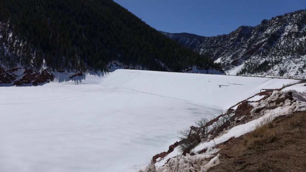 Ruedi Reservoir at lowest level in two decades