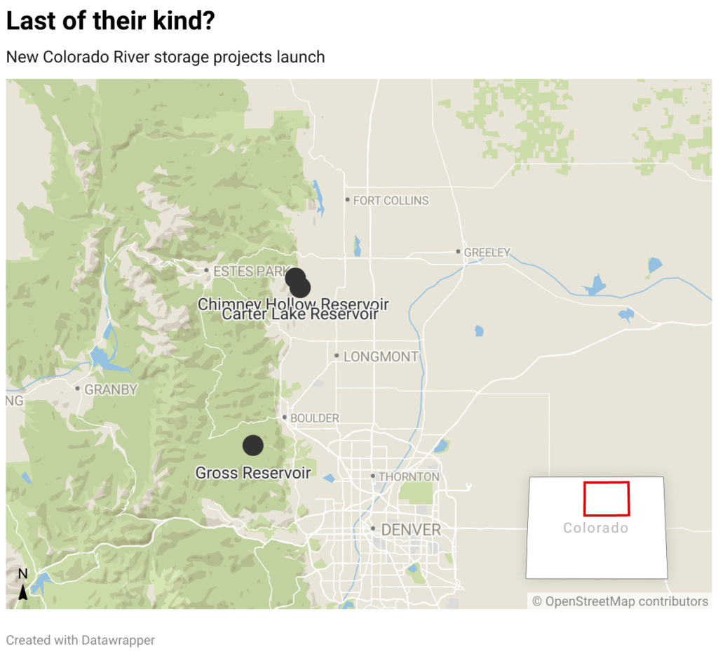 Two new Colorado River reservoirs are rising on the Front Range, are ...