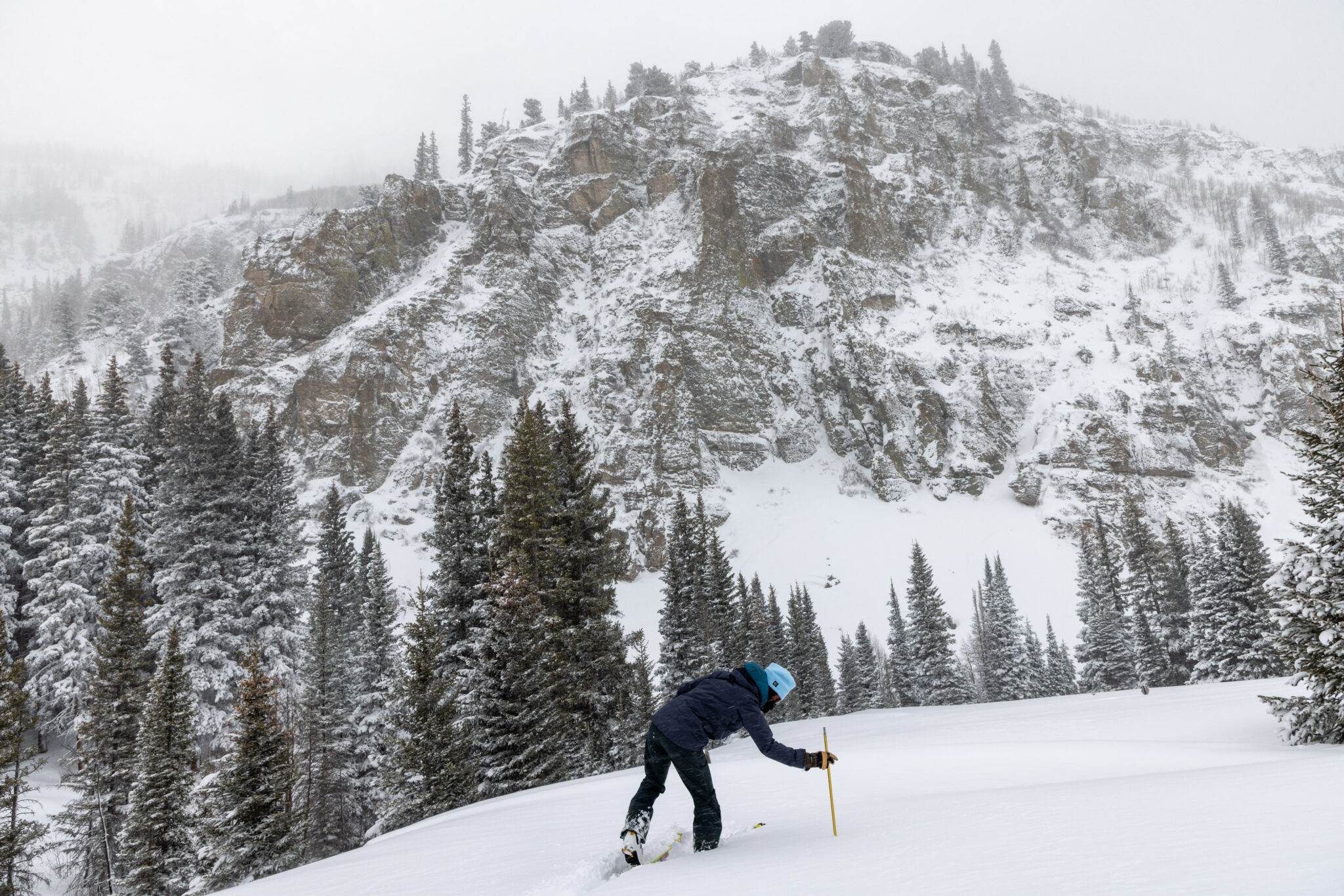 Scientists use cosmic rays to study the snowpack