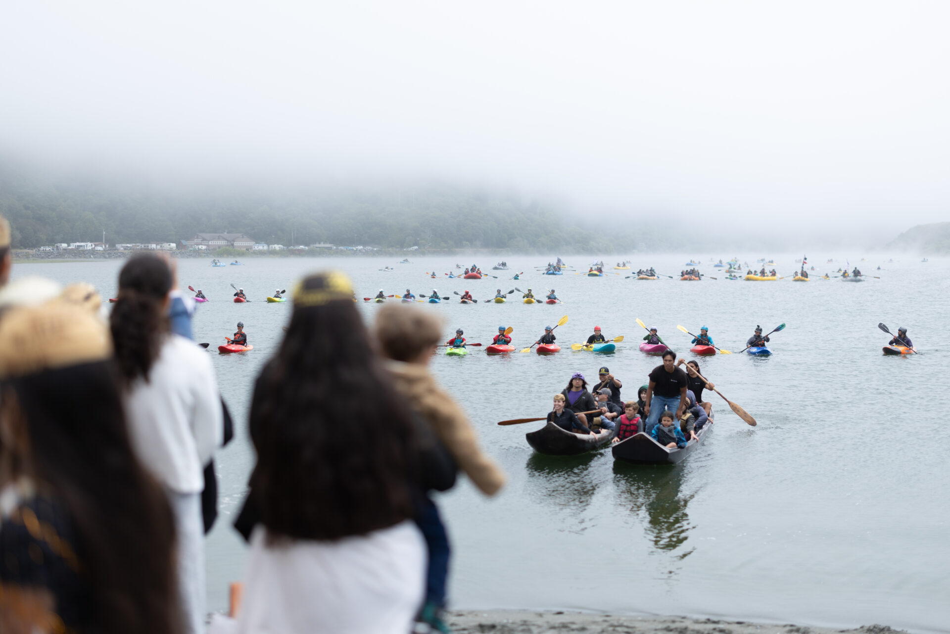 Indigenous youths finish historic journey down Klamath River after dams removed